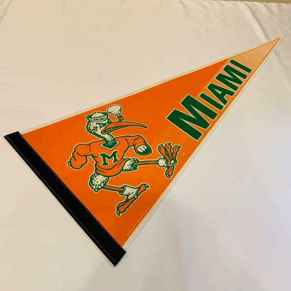 Wincraft | Accents | Vintage University Of Miami Hurricanes Sebastian ...